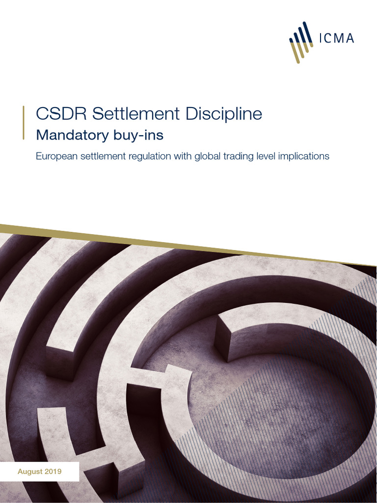 CSDR Brochure August 2019 190819 | PDF | Settlement (Finance) | Finance ...
