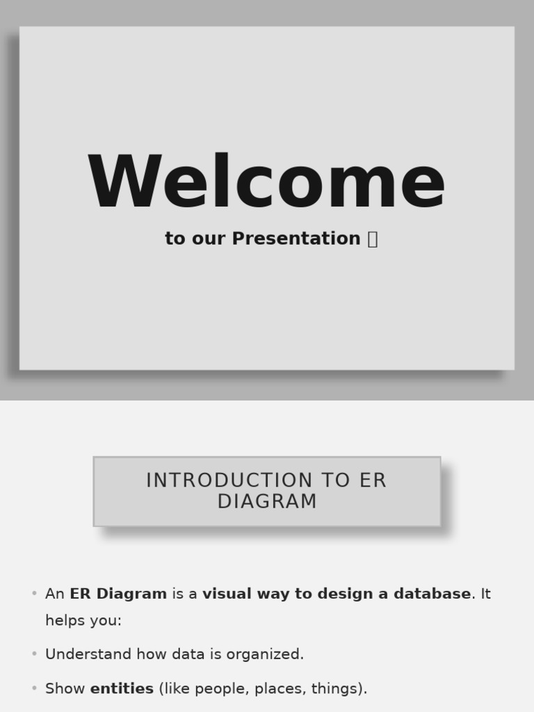 ER Diagram Basics and Components | PDF | Information Technology | Data