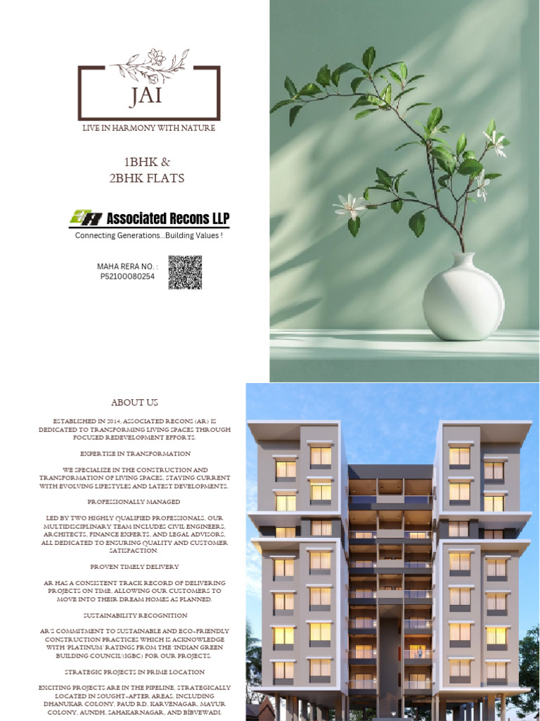 Associated Recons Jai Shivdarshan Brochure Parvati-1 | PDF