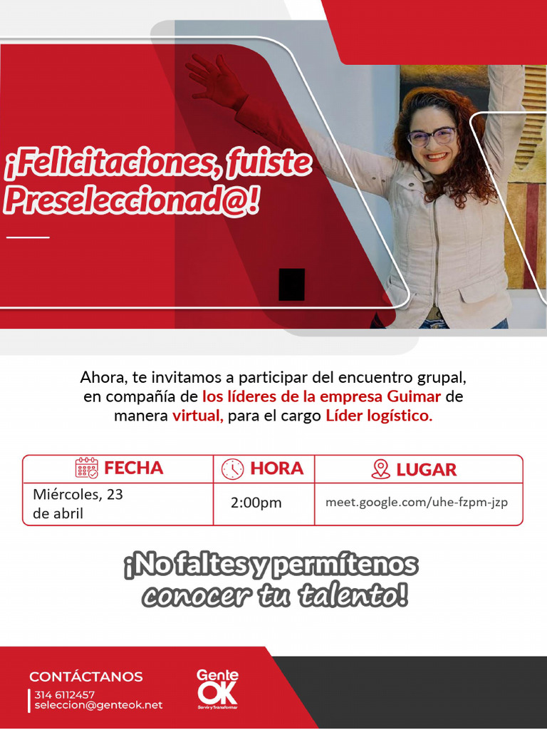 Entrevista Lider Logistico - GUIMAR | PDF