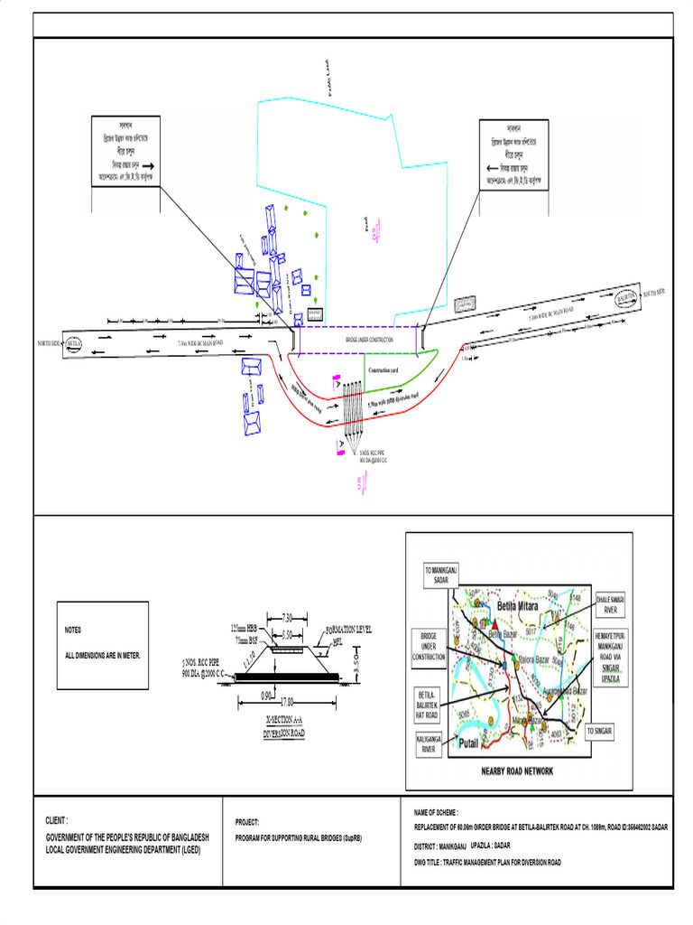 Traffic Management Plan for Betila Road | PDF