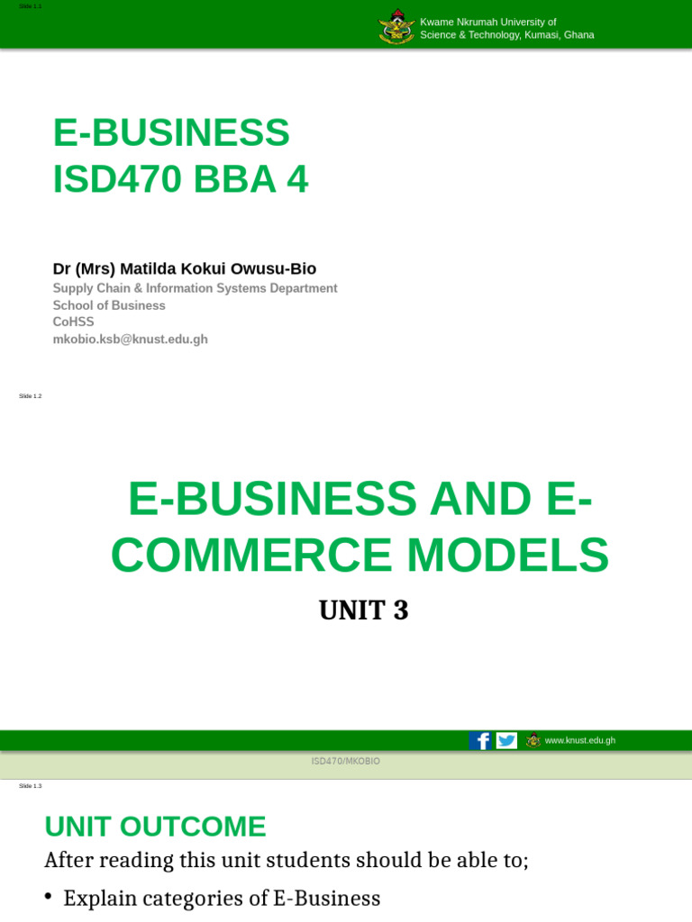 Unit 3 E-Business and E-Commerce Models | PDF | Marketing | Subscription Business Model