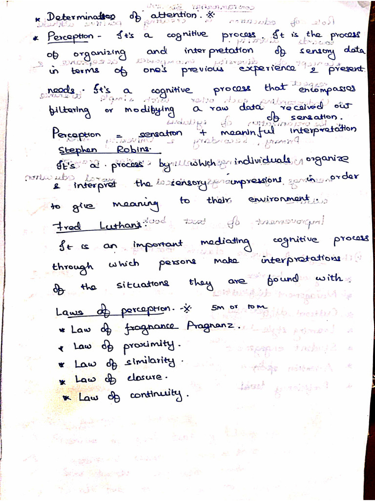 Attention, Perception | PDF