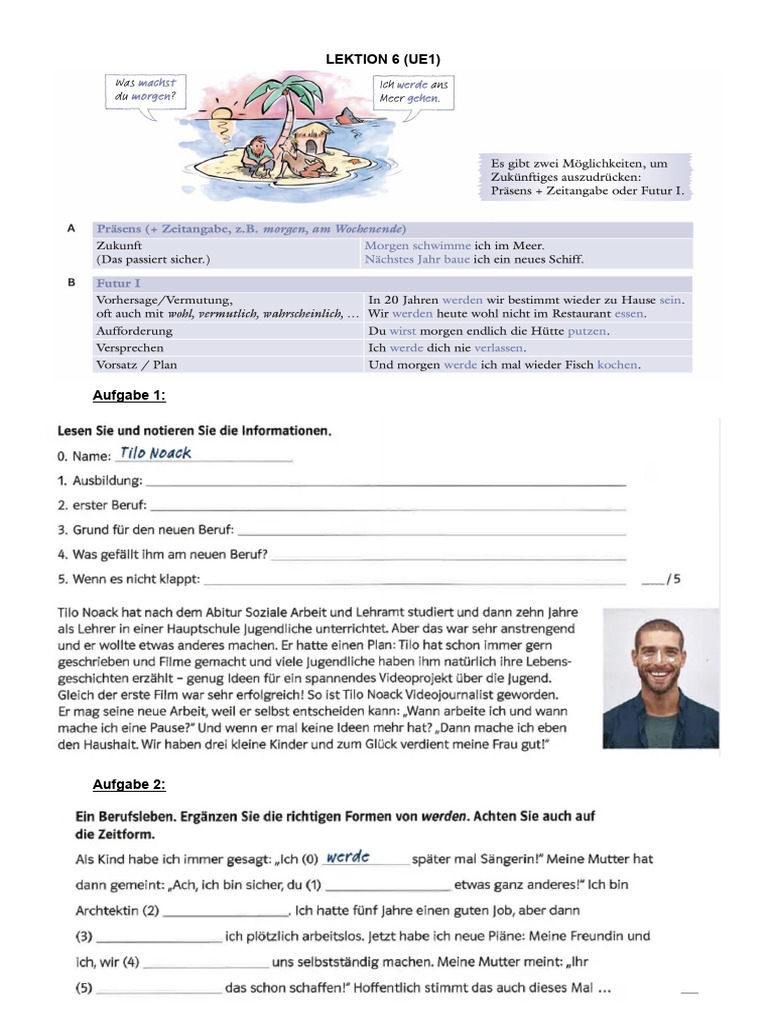 Lektion 6 (Ue1) - 2 | PDF