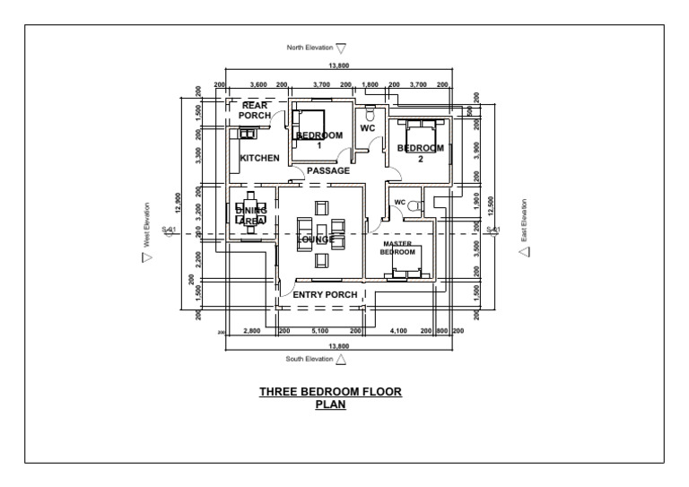 Anthony 3bedroom Floor Plan 2025 | PDF