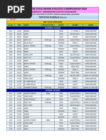 Revised DSO Programme Schedule 2024 | PDF | Sport Of Athletics | Summer ...