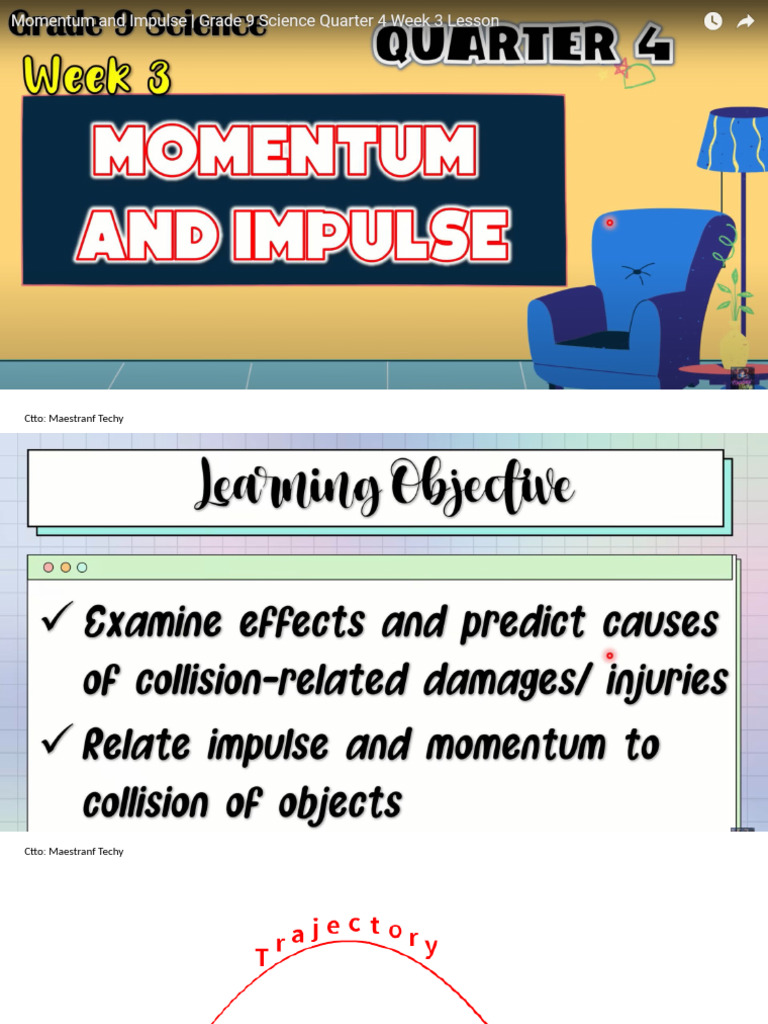 Momentum and Impulse | PDF