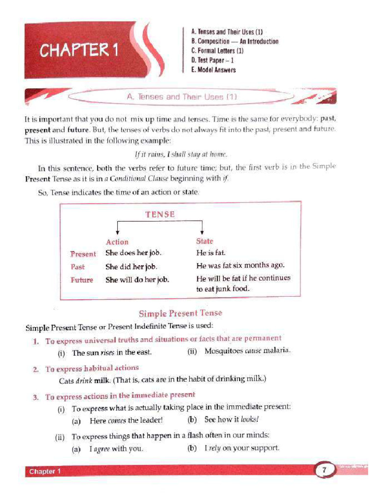 Total english class 10 grammar | PDF