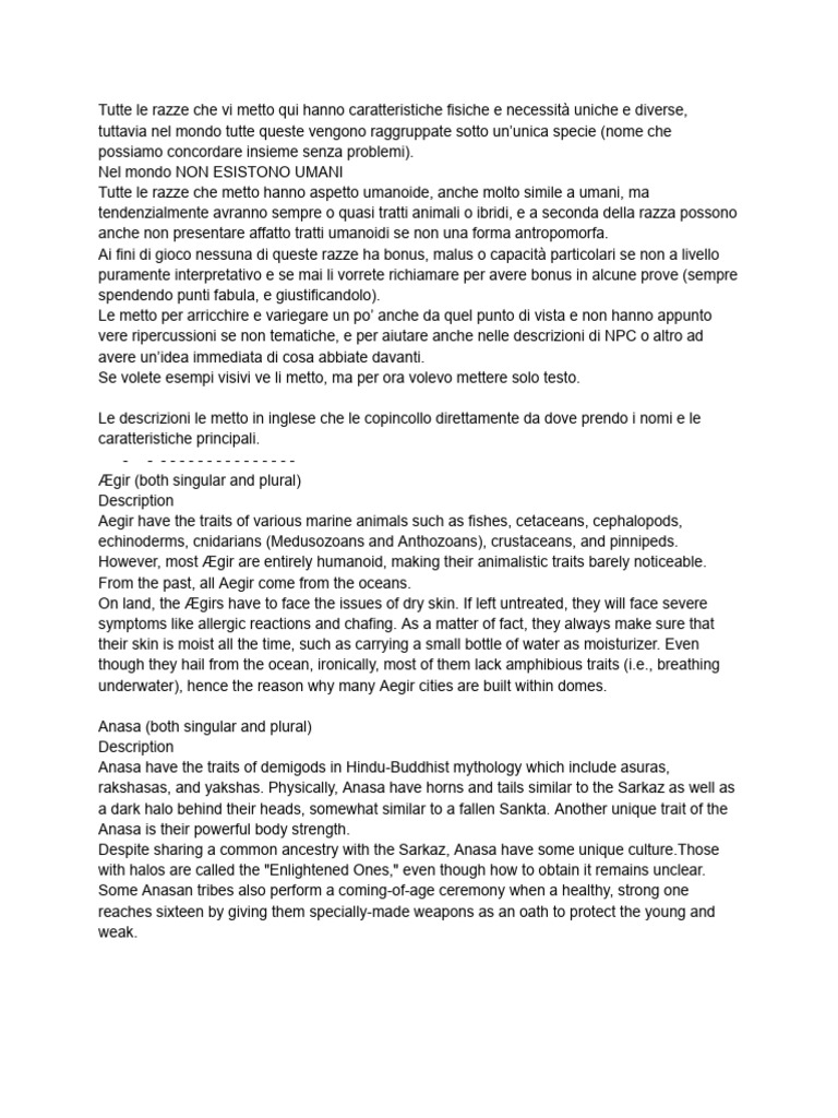 Races | PDF