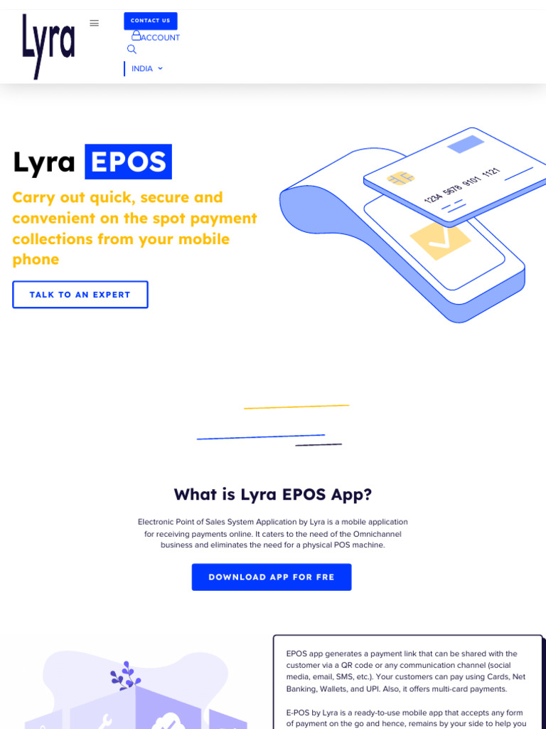 Best EPOS Mobile Application in India - Payment Collection Solution | PDF | Point Of Sale | Payments