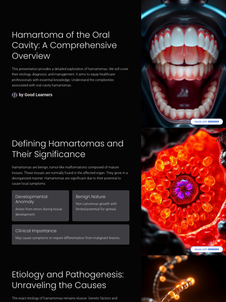 Hamartoma of The Oral Cavity A Comprehensive Overview | PDF | Medical ...