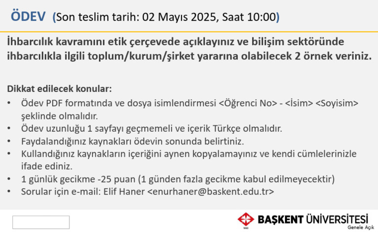 BIL482 - Odev - 02.05.2025 | PDF