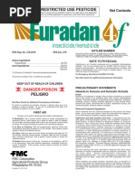Furadan 480F Insecticide Guidelines | PDF | Maize | Pesticide