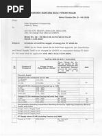 Tariff Chart FY 2025-26 | PDF | Watt | Physical Quantities