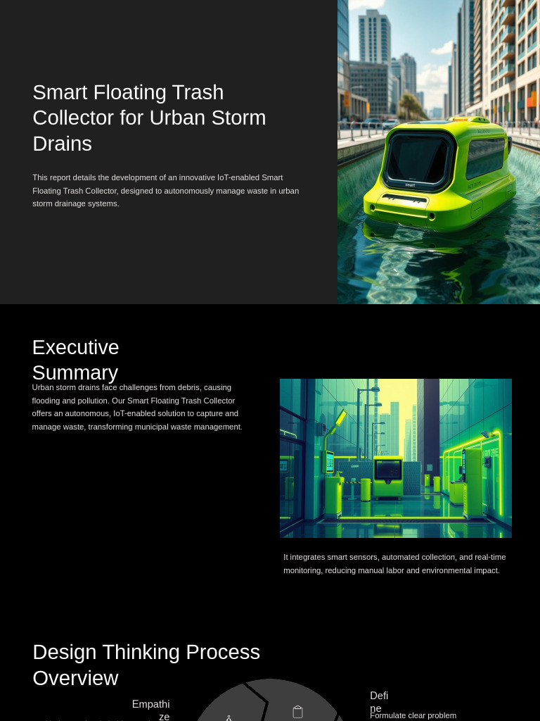 Smart Floating Trash Collector For Urban Storm Drains | PDF | Flood ...