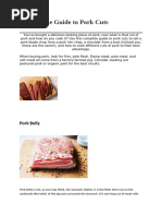 Primary Cuts of Pork Explained | PDF