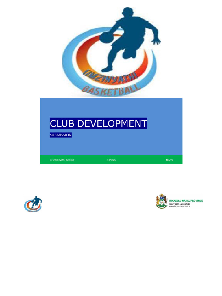 Umzinyathi Basketball Club Development Document | PDF