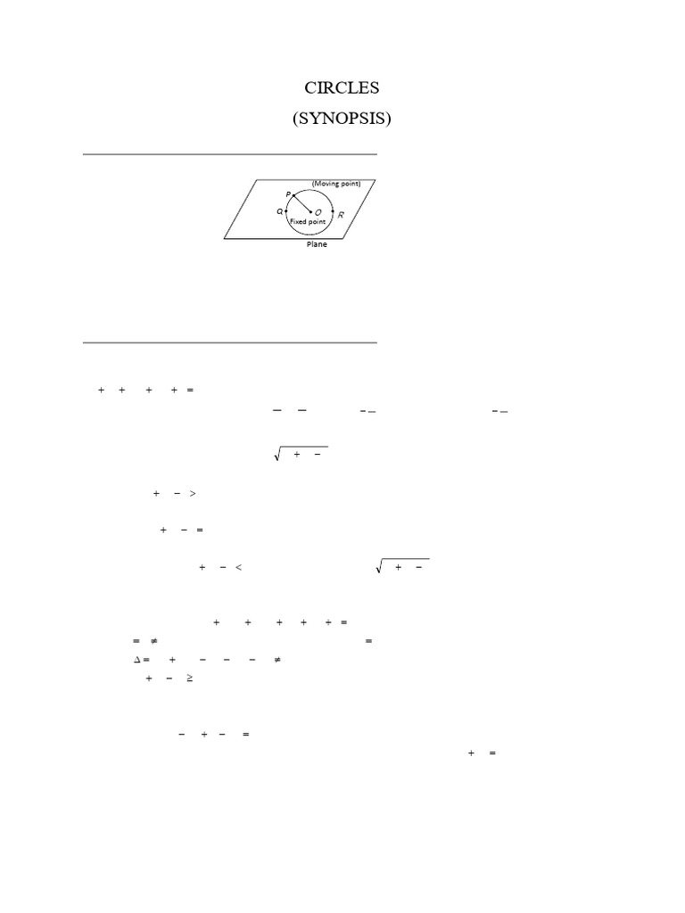 Understanding Circle Equations and Properties | PDF | Circle ...