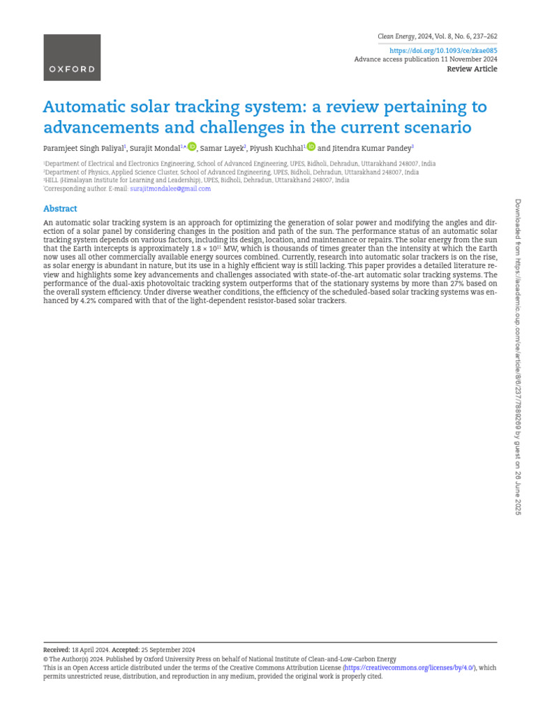 Solar Tracker | PDF | Equator | Solar Energy