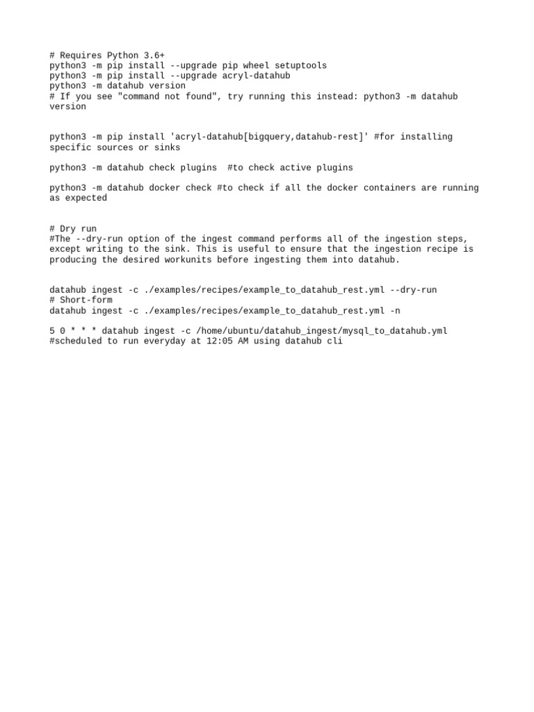 Commands | PDF