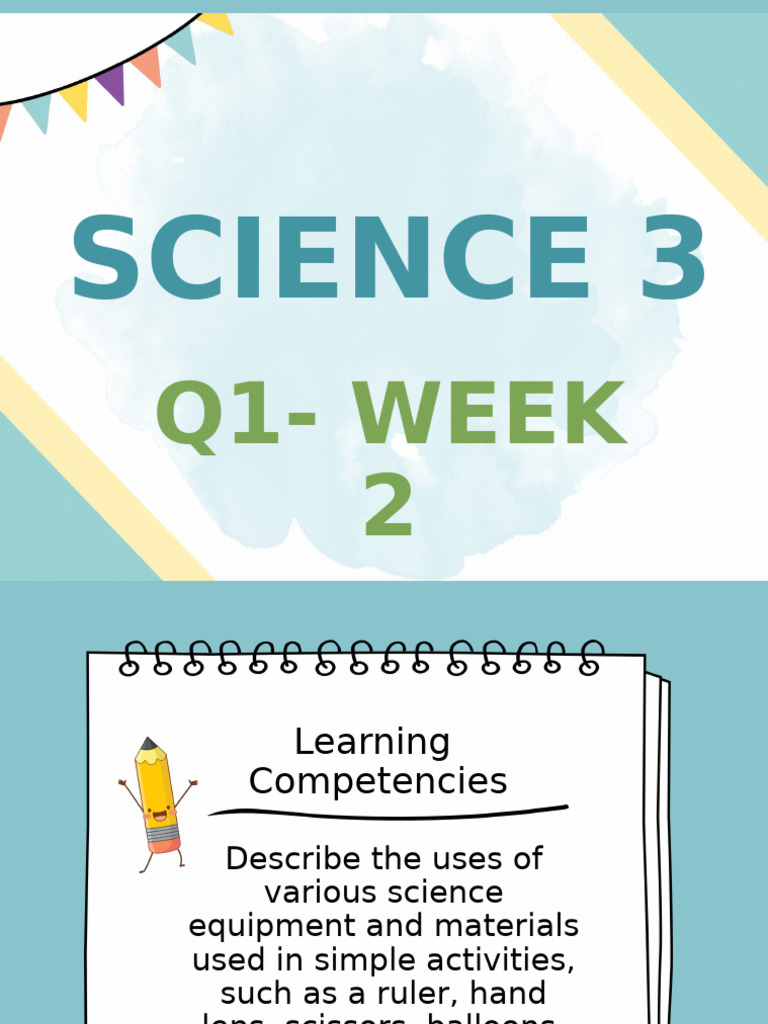 Science Equipment for Grade 3 Activities | PDF | Hand | Fingerprint
