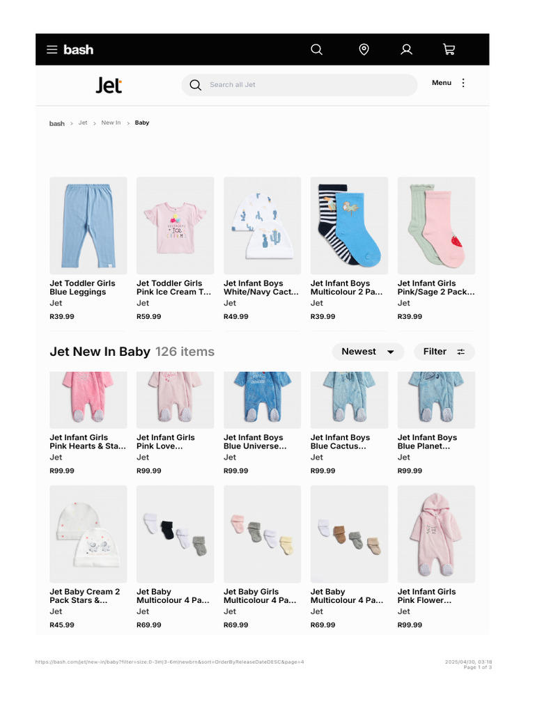 Jet Baby Clothes Collection 0-24 Months | PDF | Undergarment | Fashion