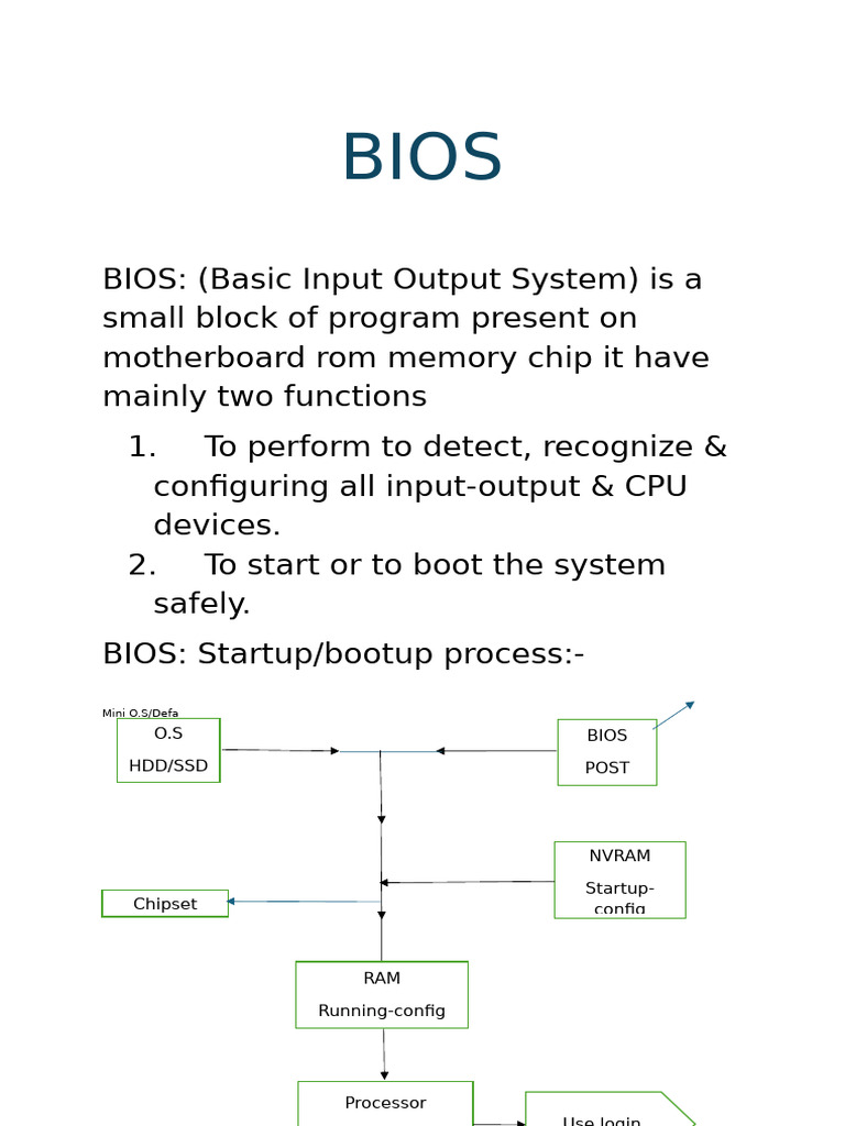 Understanding BIOS Functions and Features | PDF