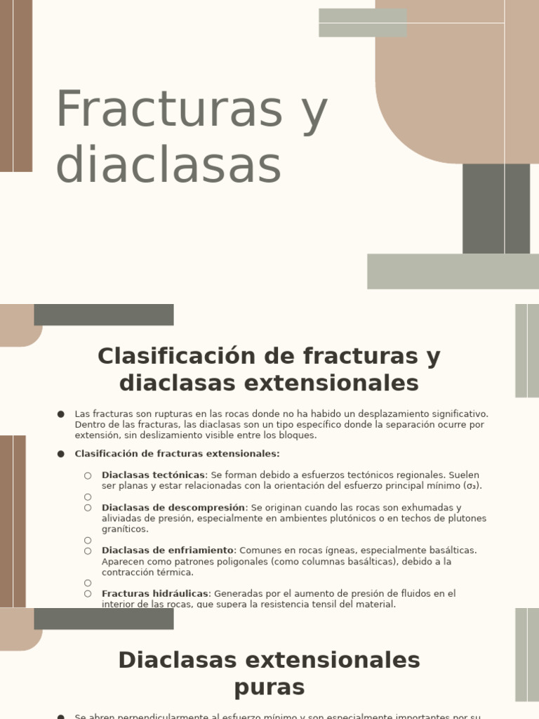 Fracturas 1 | PDF | Fractura | Falla (geología)
