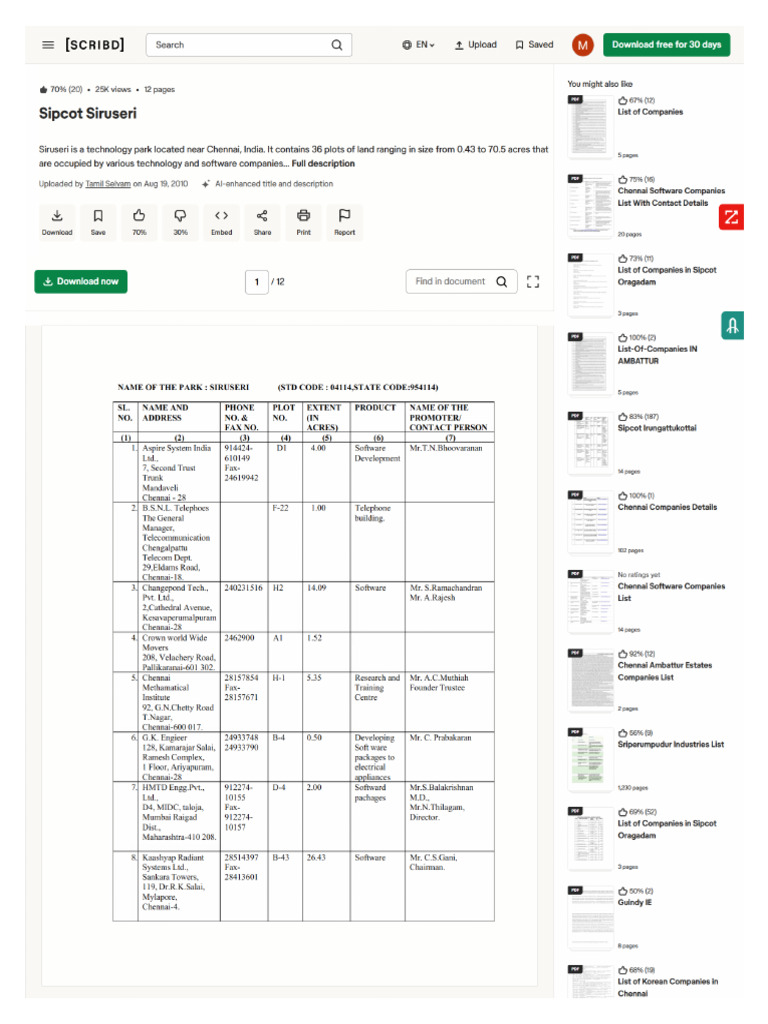 Screencapture Scribd Doc 36101597 Sipcot Siruseri 2025 06 26 15 - 38 ...