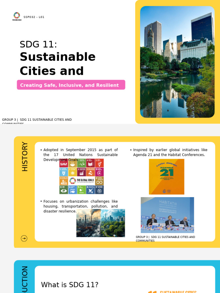 SDG 11 - Sustainable Cities and Communities | PDF | Sustainability ...