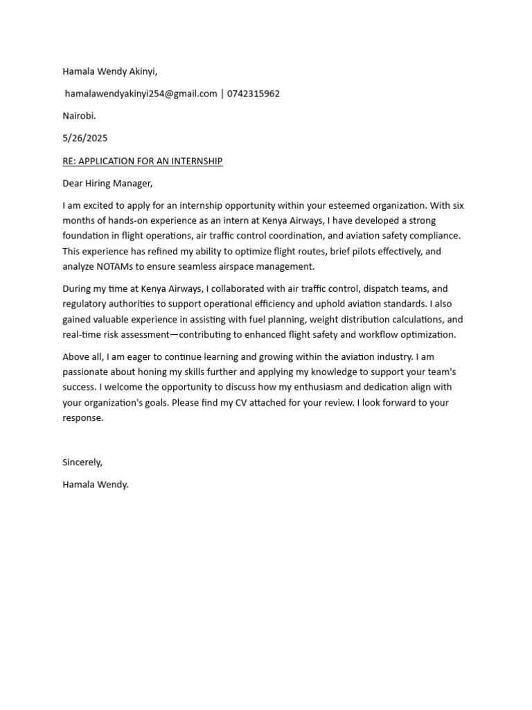 Internship Application | PDF