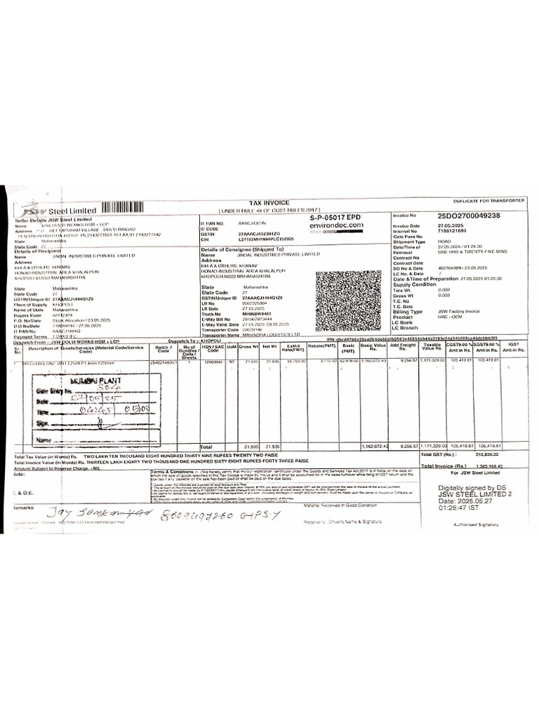 Purchase Invoice | PDF