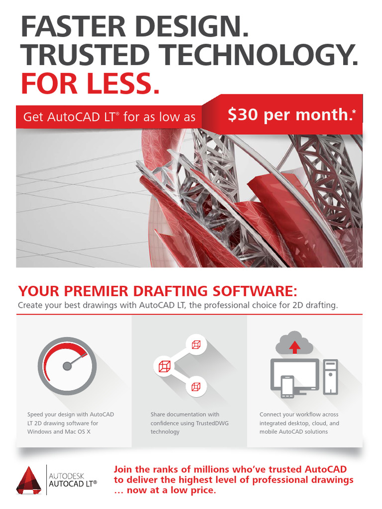 Autocad LT Brochure Copy | PDF | Auto Cad | Autodesk