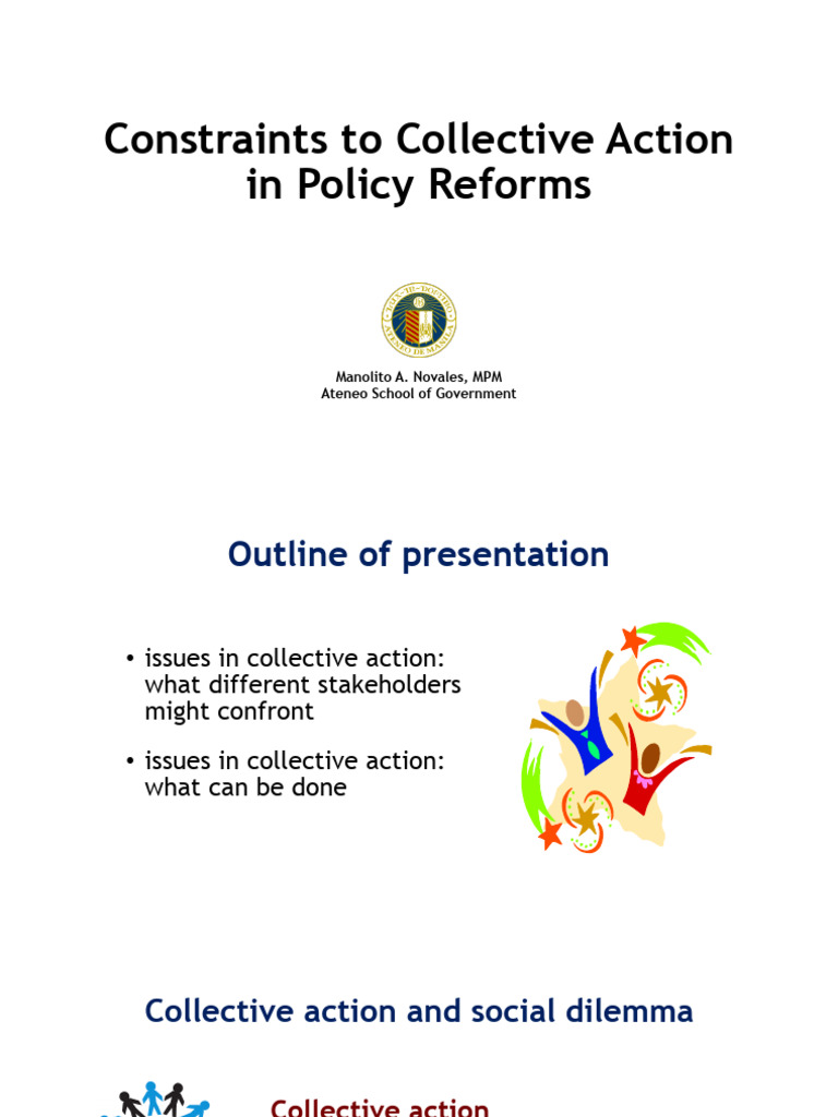 Constraints in Collective Action for Policy | PDF | Business ...