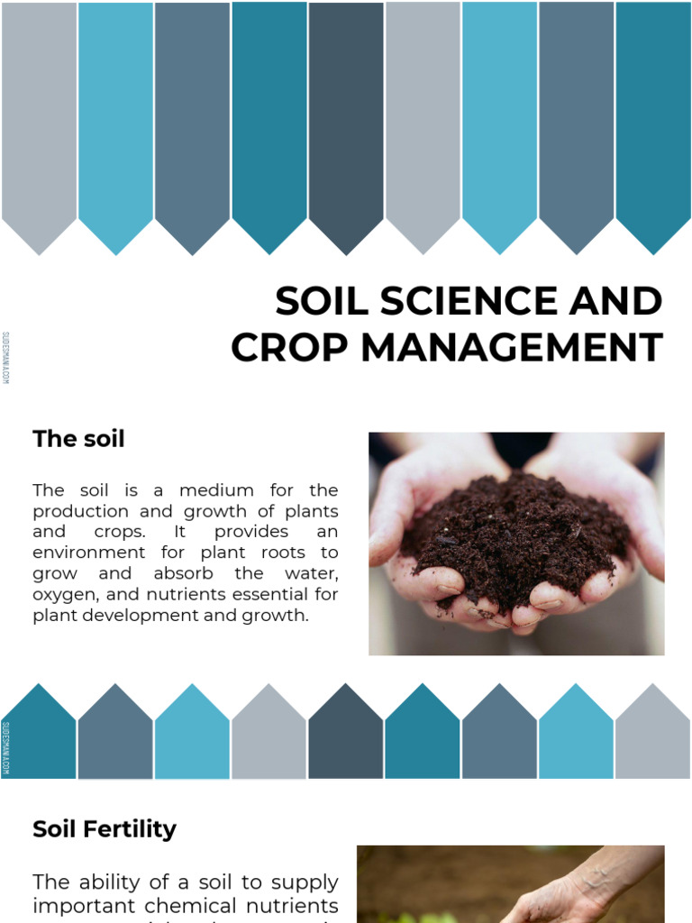 Soil Science and Crop Management 1 | PDF | Soil | Rock (Geology)