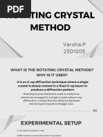 X-Ray Diffraction Principles and Methods | PDF | X Ray Crystallography ...