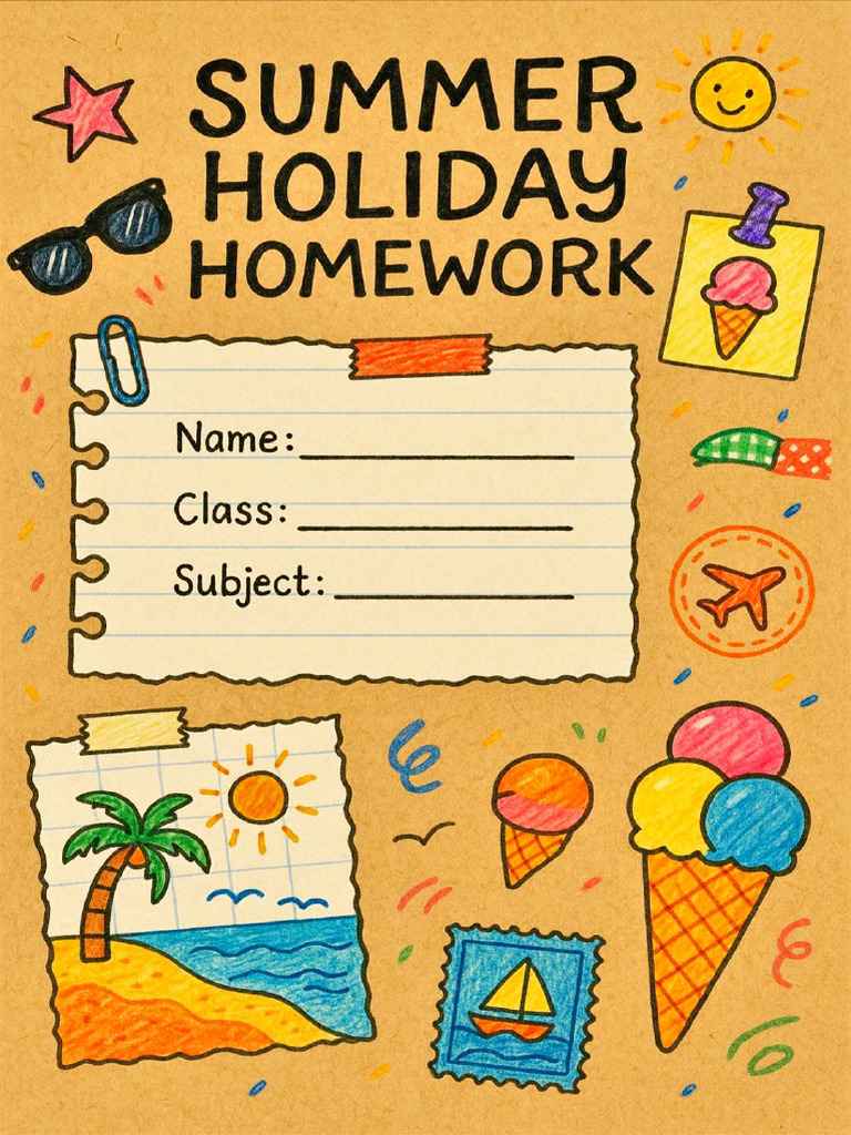 Summer Vacation Wrok 2025 | PDF
