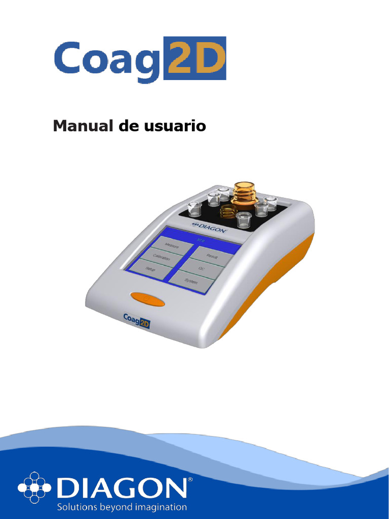 Manual de Instrucciones Coagulómetro Semiautomatizado ESP | PDF ...