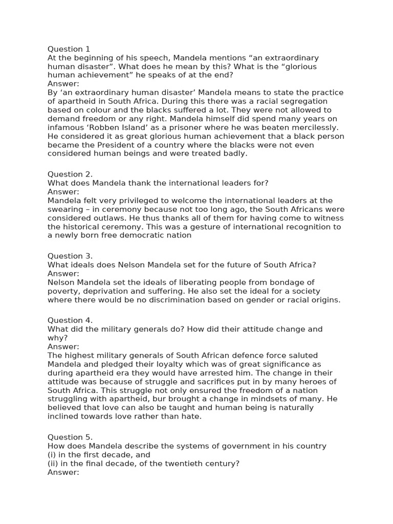 Nelson Mandela | PDF | Nelson Mandela | Apartheid