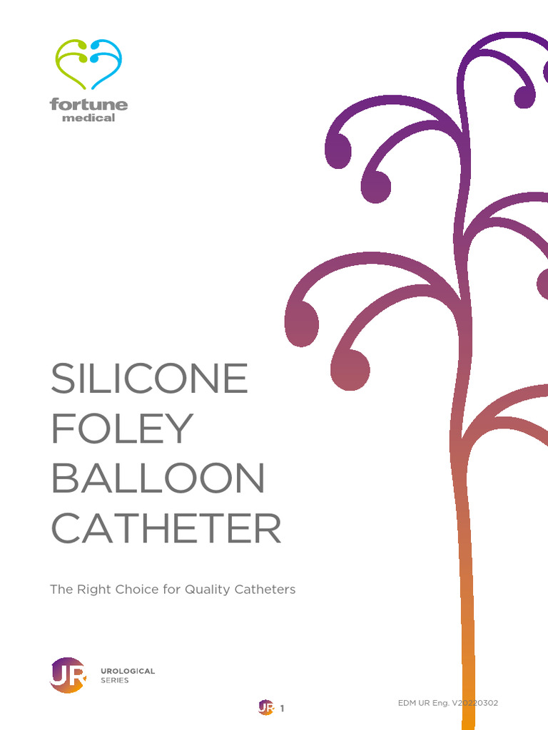 Silicone Foley Balloon Catheter Overview | PDF | Catheter | Urology