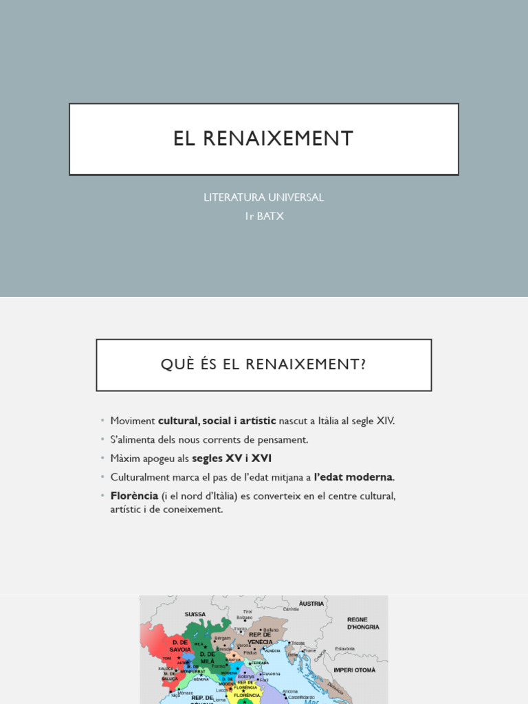 El Renaixement | PDF