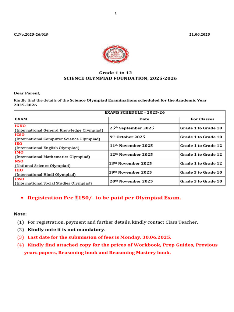Sof Circular 2025 26 Pdf