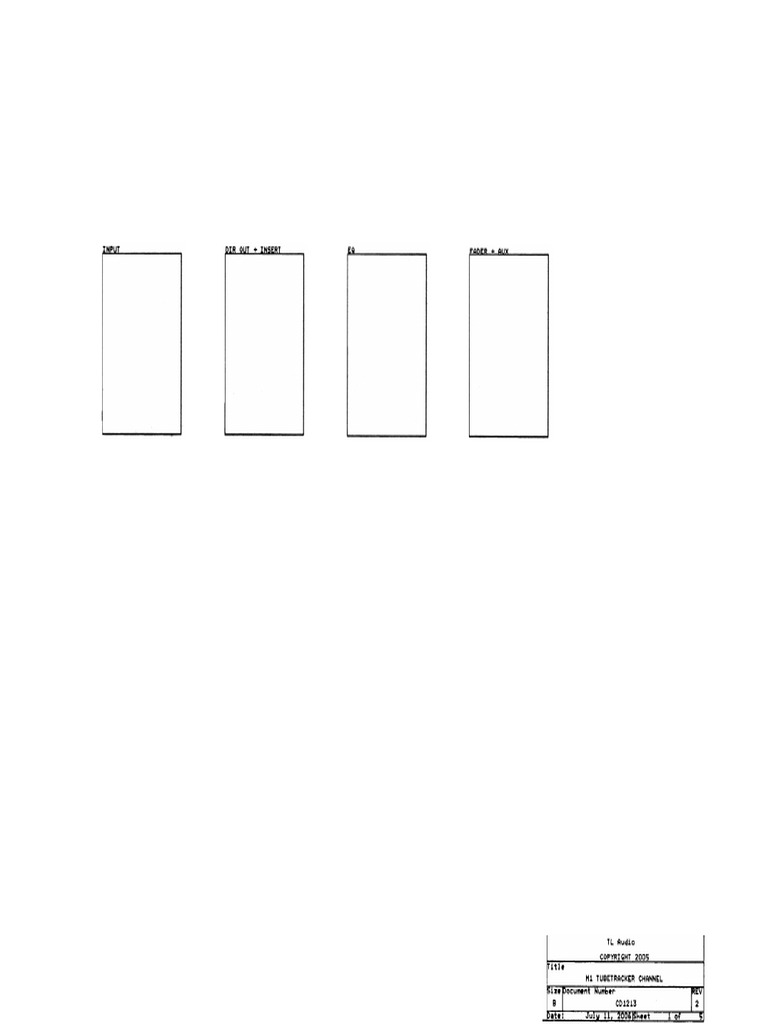 TL Audio M1 - TubeTracker - Schematics | PDF