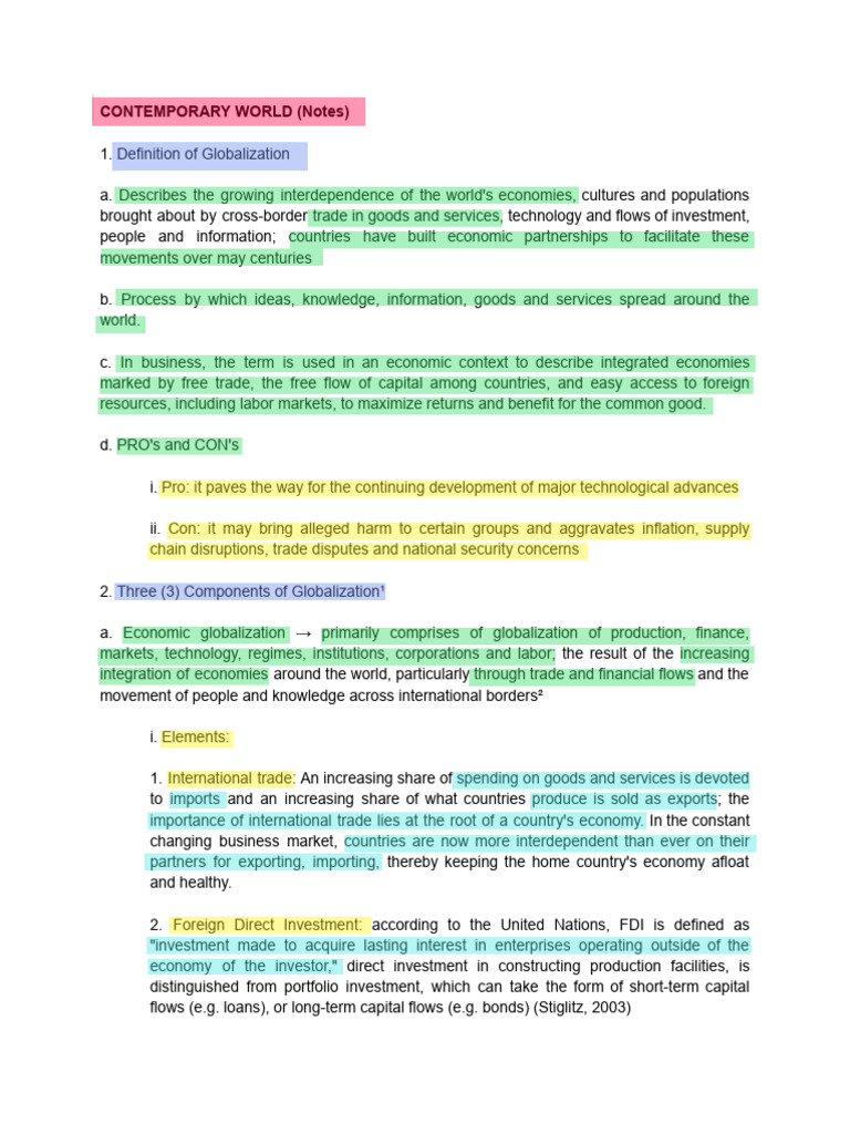Conworld Highlighted | PDF | Asia Pacific Economic Cooperation | Globalization