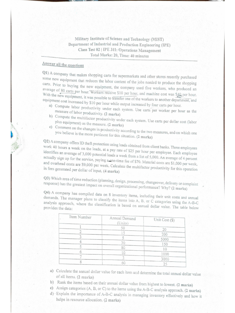 IPE - 311 by Shuchi Ma'Am | PDF