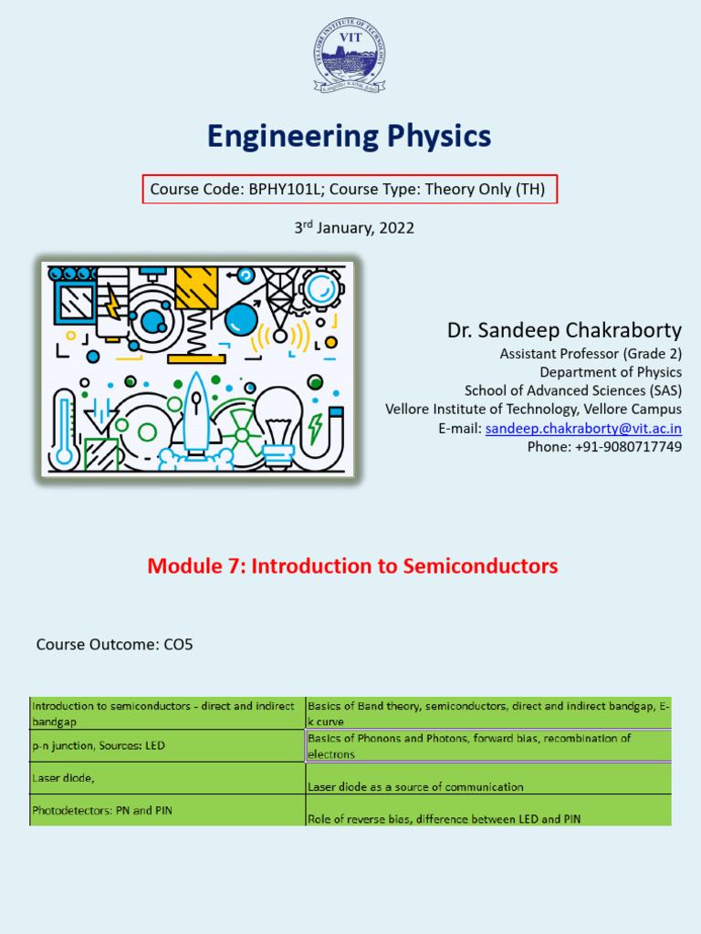 35-Introduction To Semiconductors, Direct and Indirect Bandgap-14!11 ...