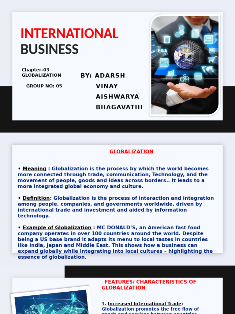 International Business | PDF | Globalization | Multinational Corporation