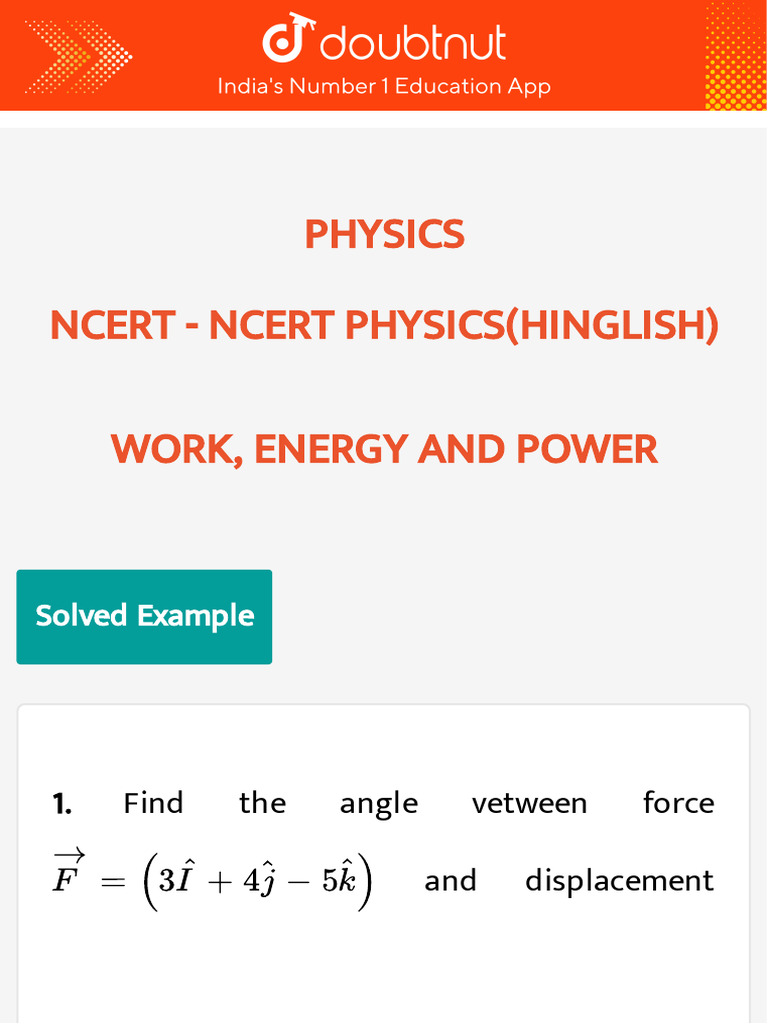 Books Doubtnut Question Bank | PDF | Force | Collision
