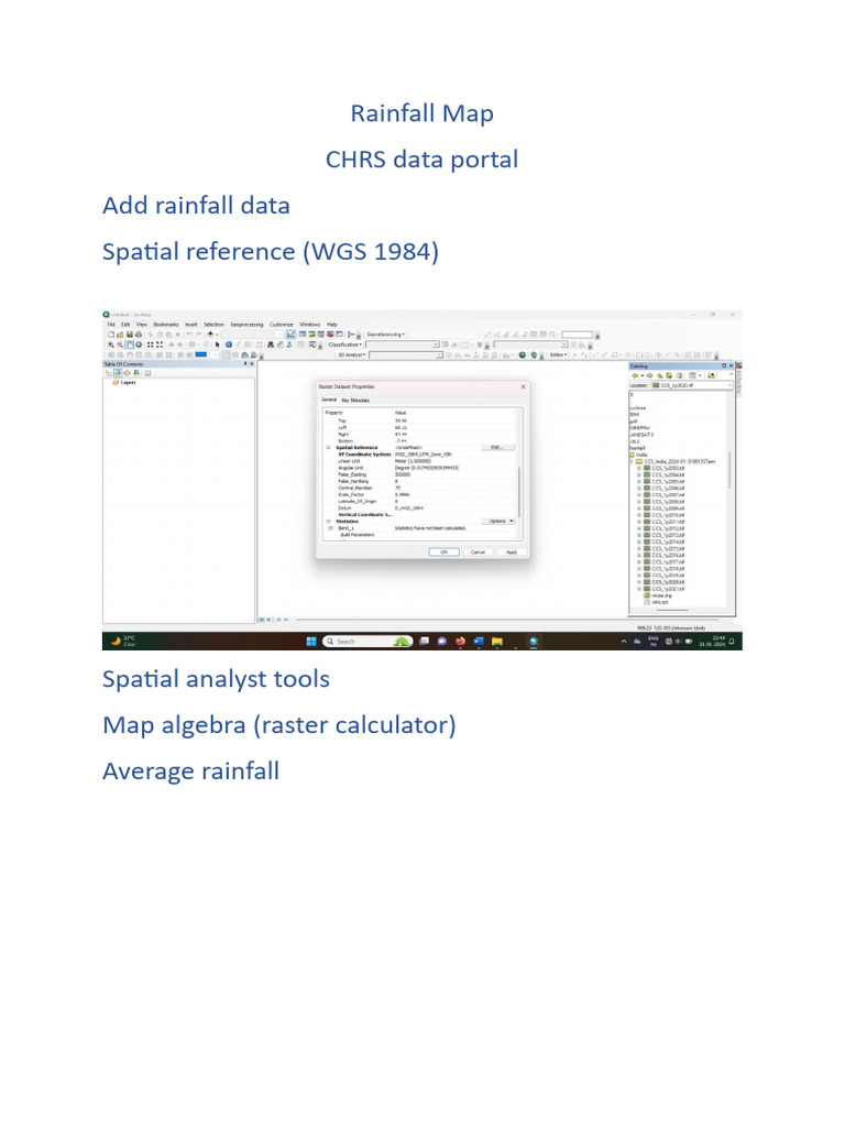Rainfall Map 2 | PDF