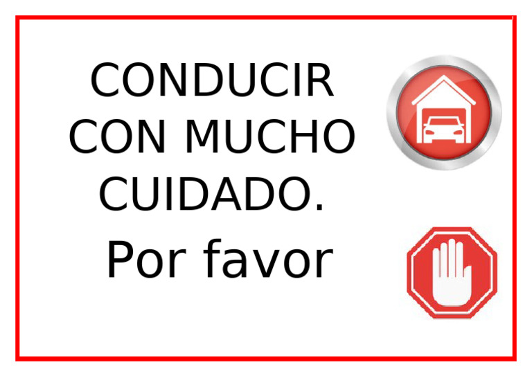 Conducir Con Mucho Cuidado | PDF